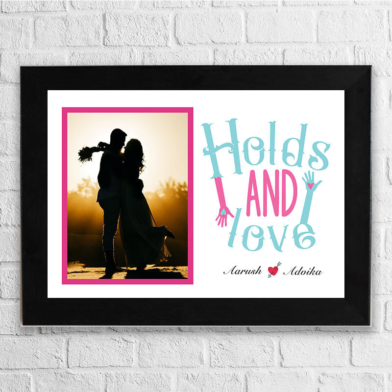 Personalised Photo Print - Hold and Love – 46Memories