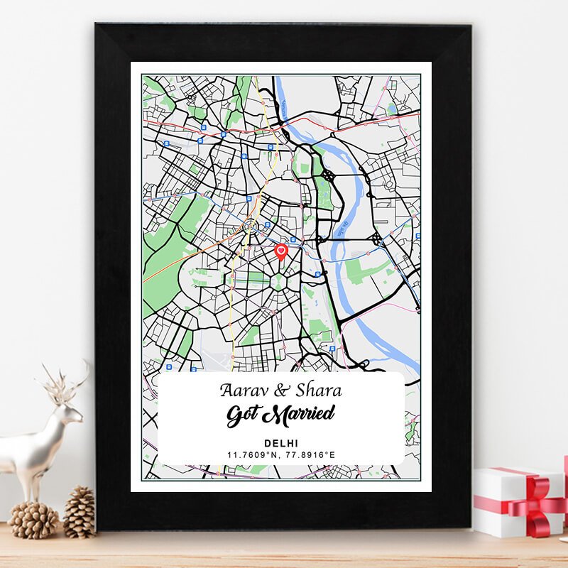 Personalized street map - Elite – 46Memories